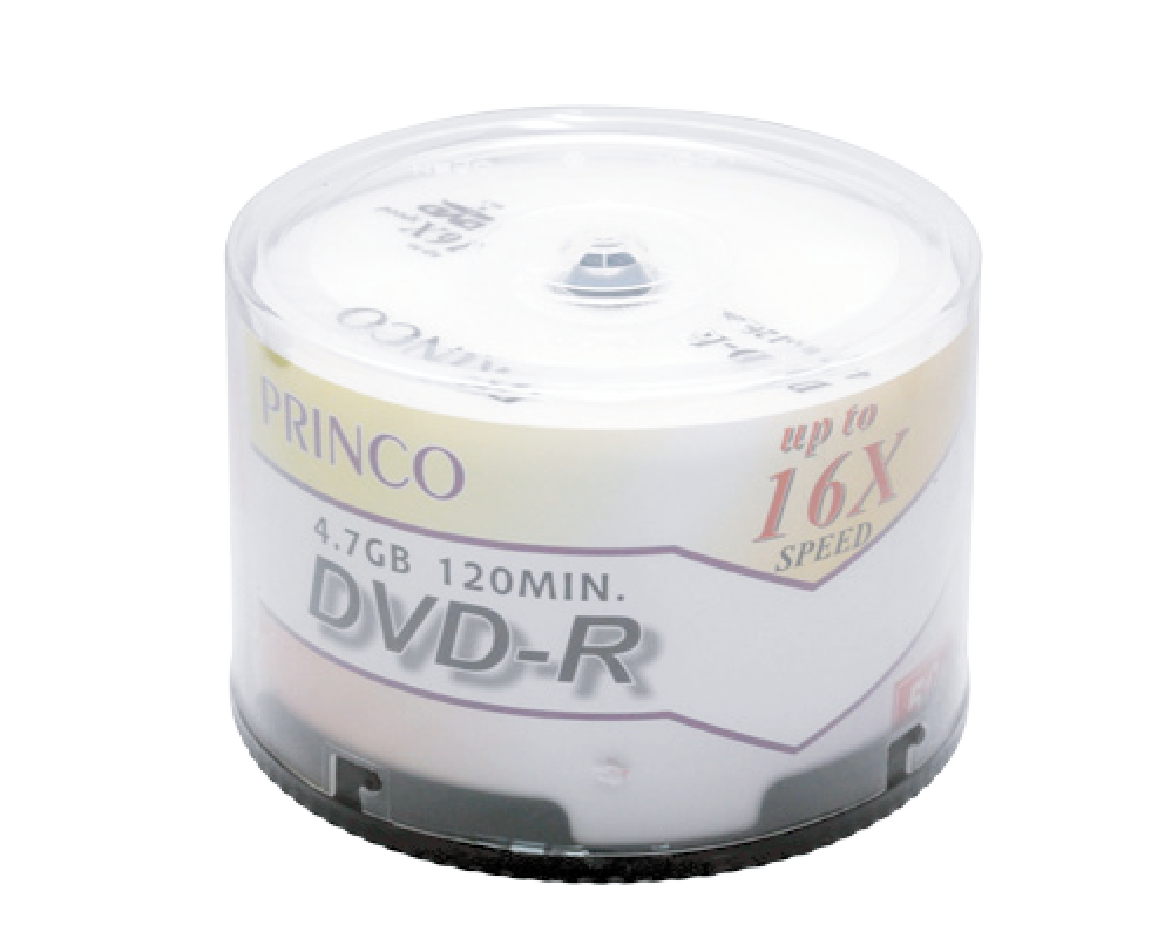 แผ่น DVD-R / DVD-RW Princo