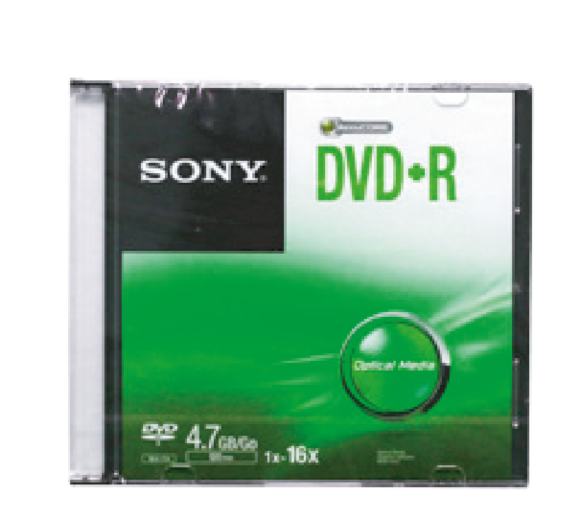 แผ่น DVD- /+R โซนี่